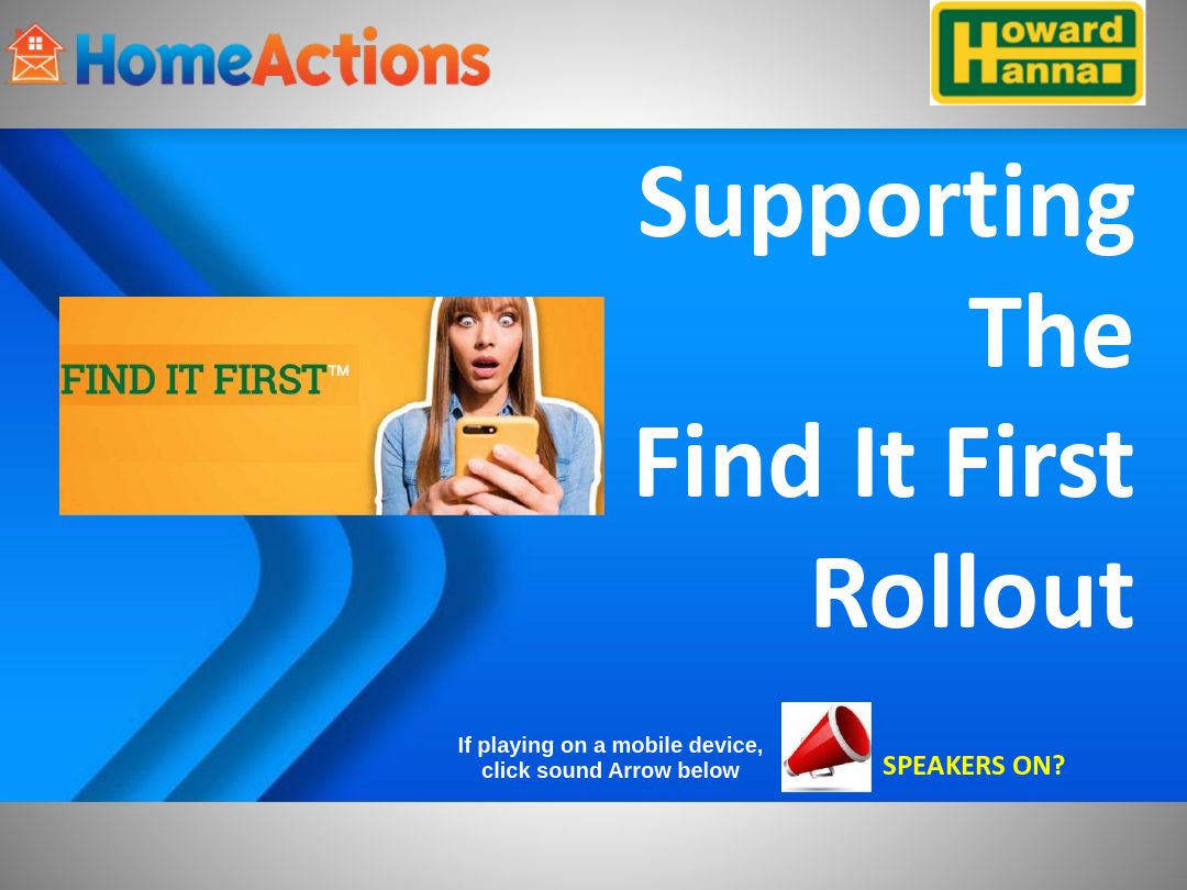 Find It First and HomeActions