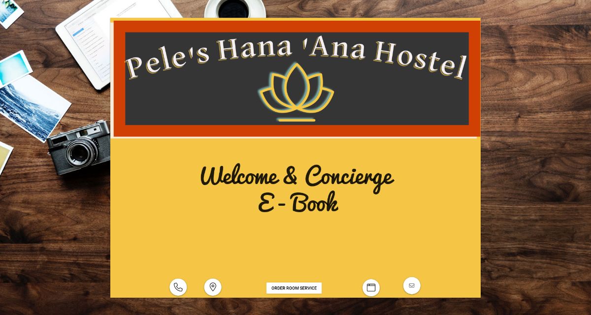 Pele's Hana 'Ana Welcome & Concierge E-Book : simplebooklet.com