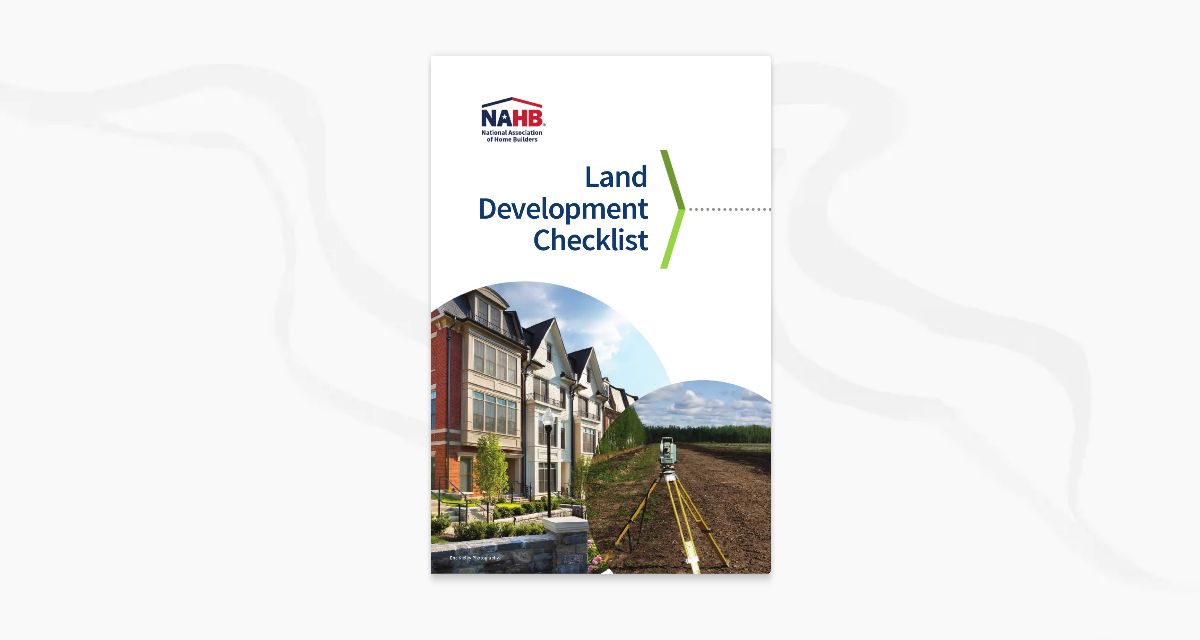 Land Development Checklist