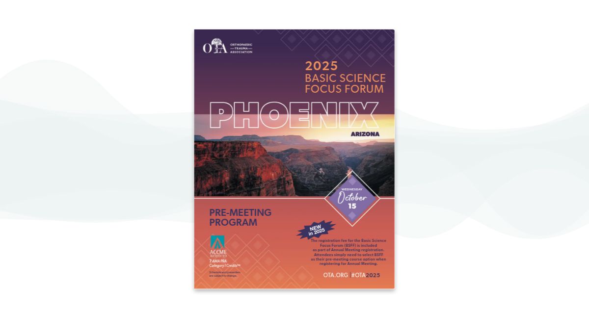 OTA 2025 Basic Science Focus Forum Program