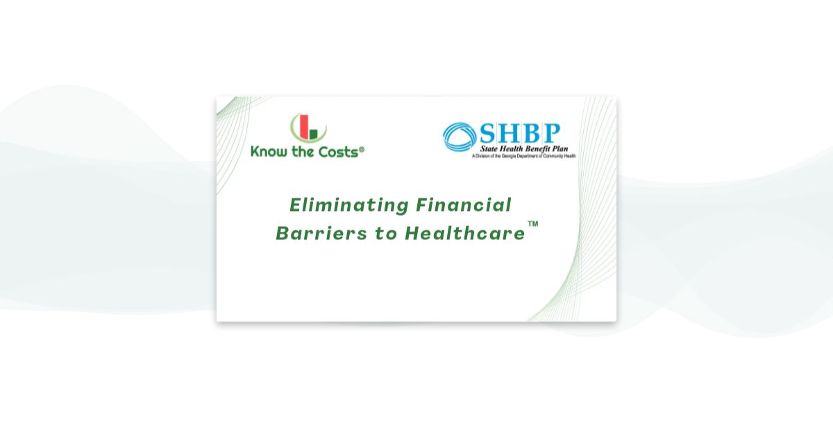Know the Costs SHBP Overview