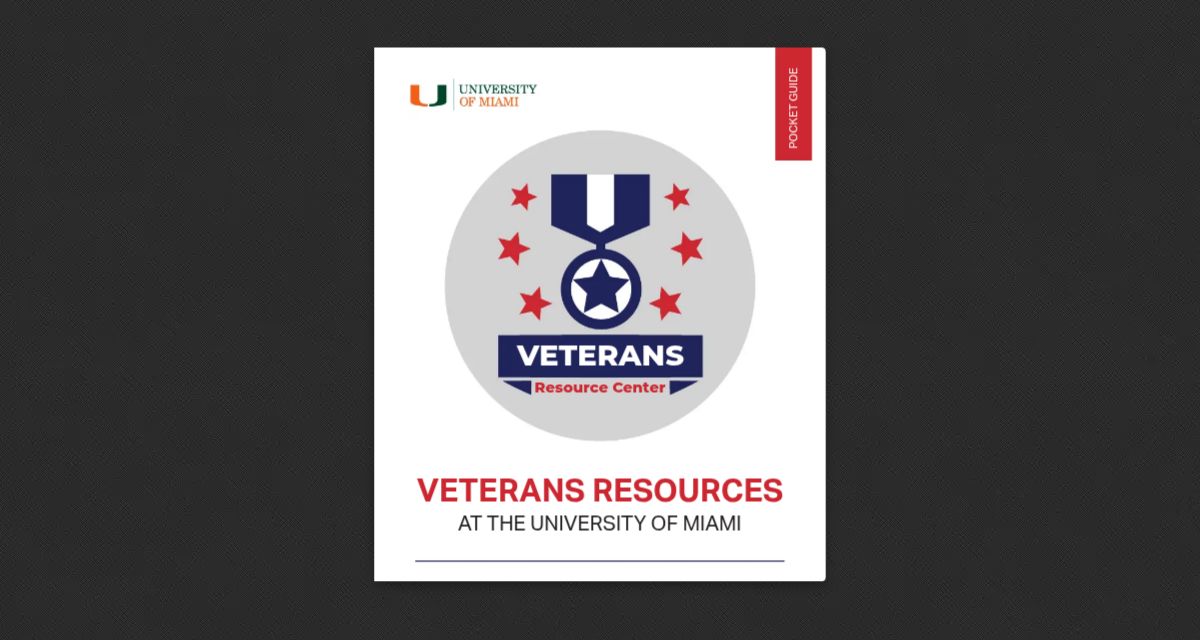 Pocket Guide to Veterans Resources | UMiami : simplebooklet.com