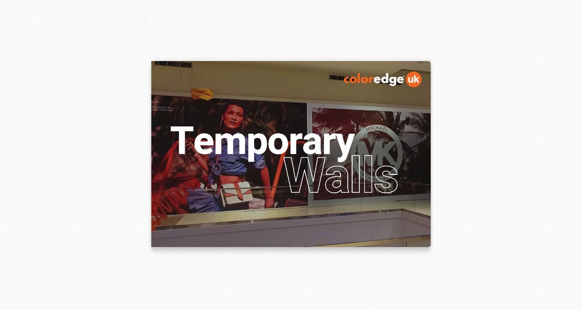 Temporary Walls