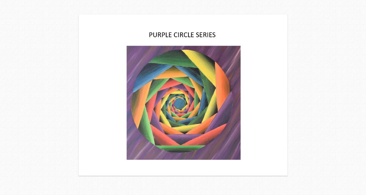 Purple Circle series : simplebooklet.com