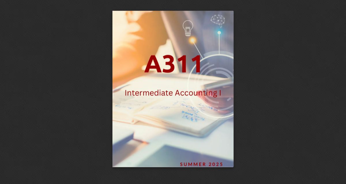 Summer 2025 A311 Syllabus