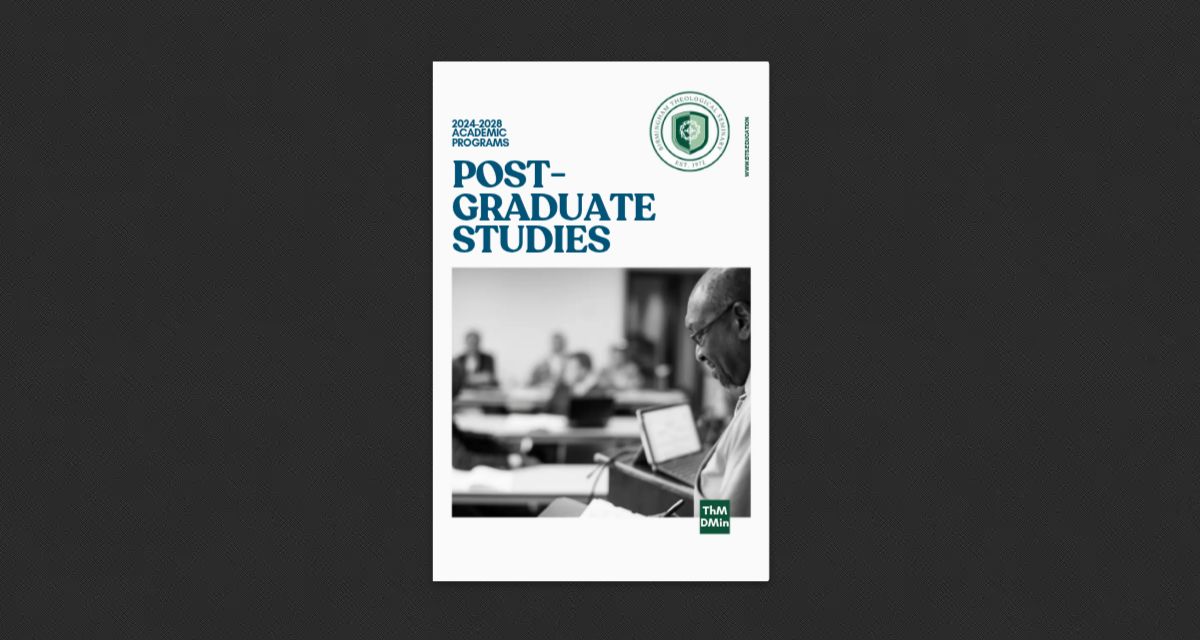 Post Grad Studies booklet (Bookl