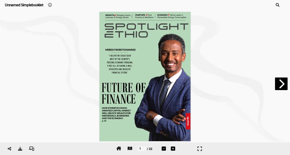 Spotlight Ethio Digital Magazine: Issue 6 : simplebooklet.com