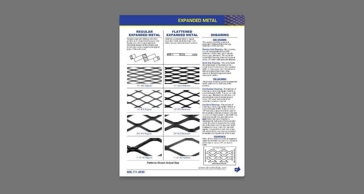 Entire Expanded Metal Section