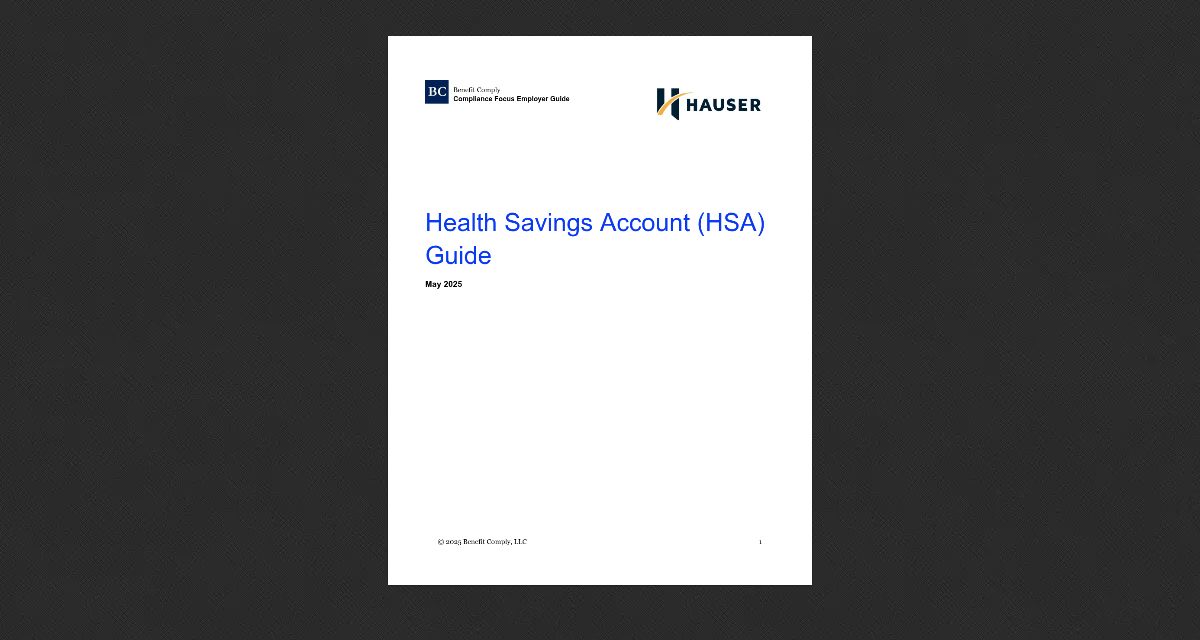 HSA Guide 2025