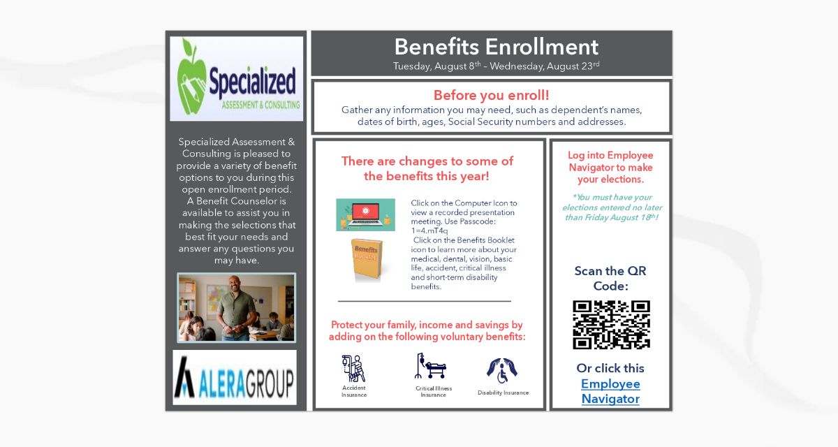 Specialized Assessment Postcard