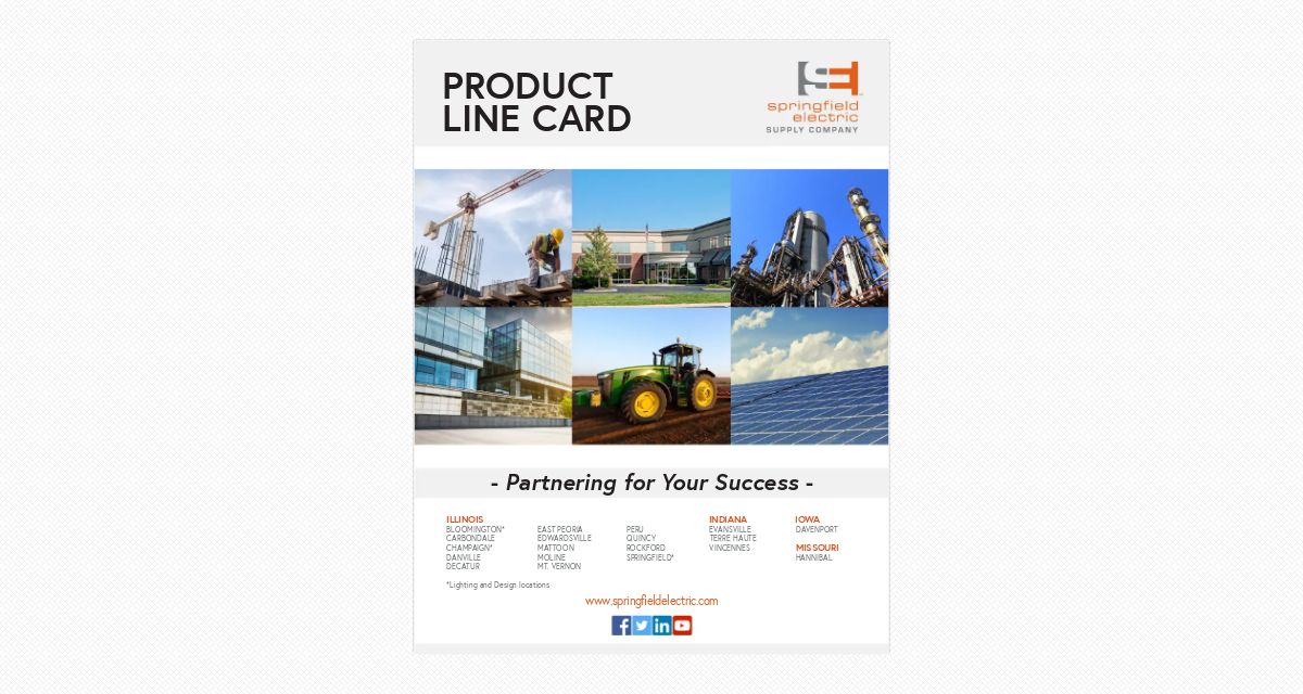 Springfield Electric Line Card