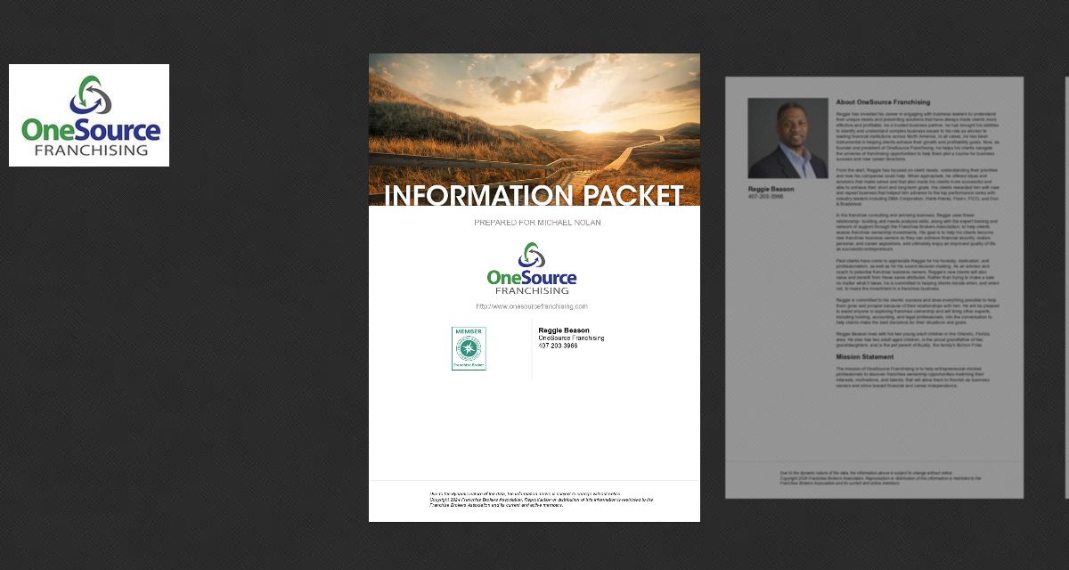 Franchise Information Packet for Michael Nolan