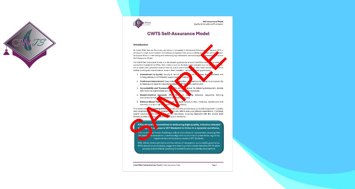Self-Assurance Model SAMPLE