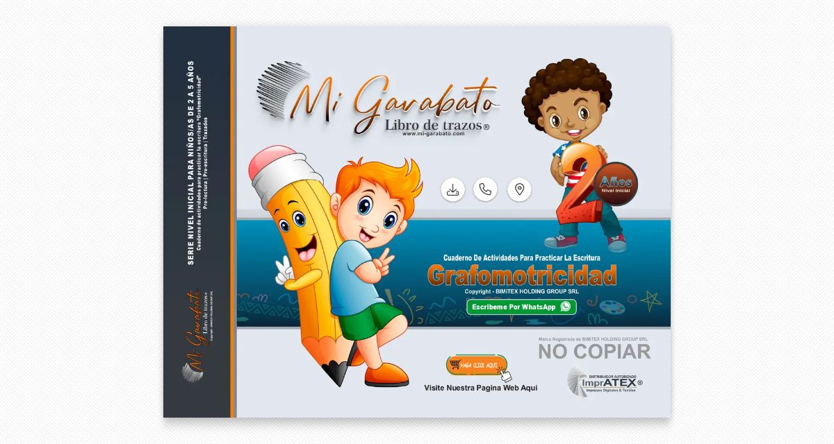 Mi Garabato Libro De Trazos Niños/as 2 Años : simplebooklet.com