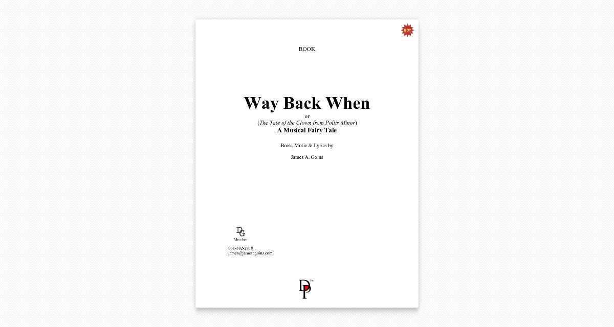 Way Back When Libretto : simplebooklet.com