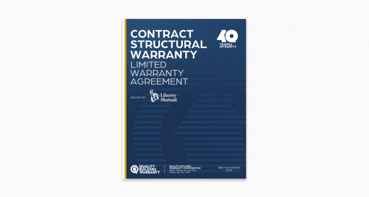 Contract Structural Warranty 10-