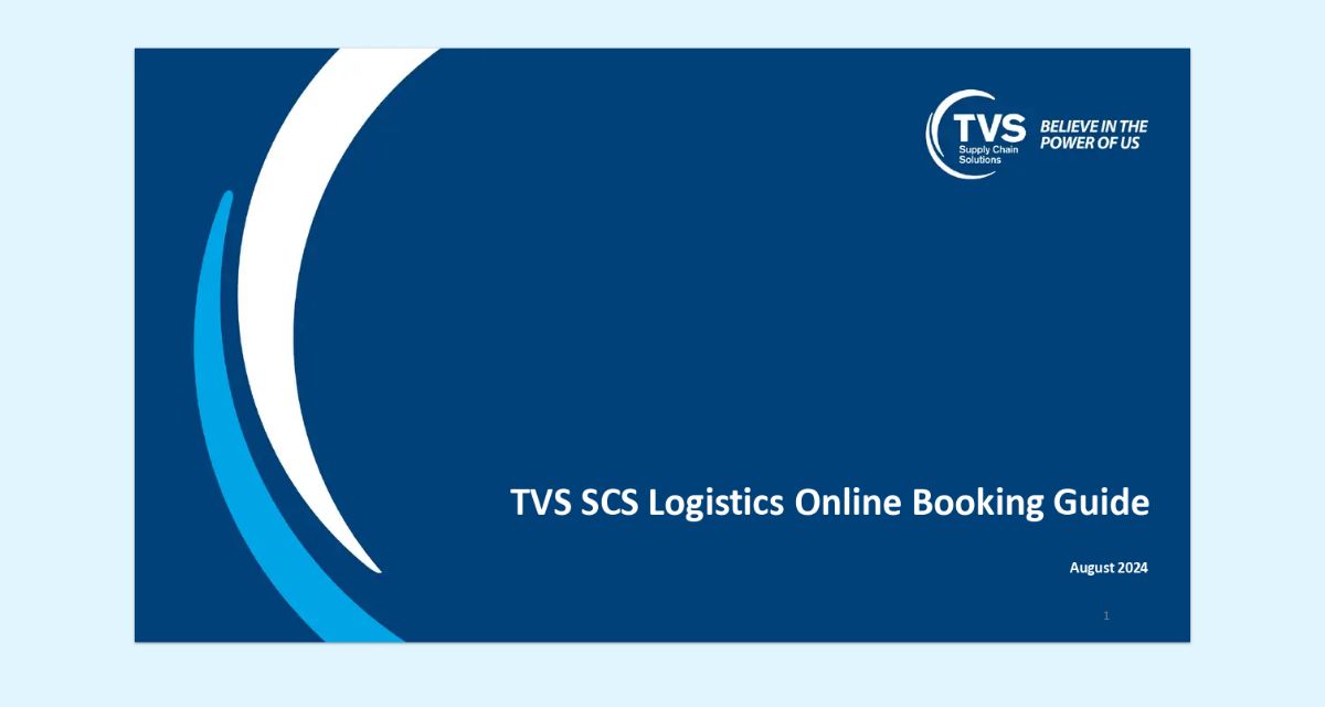 TVS SCS Courier Web Booking Guide