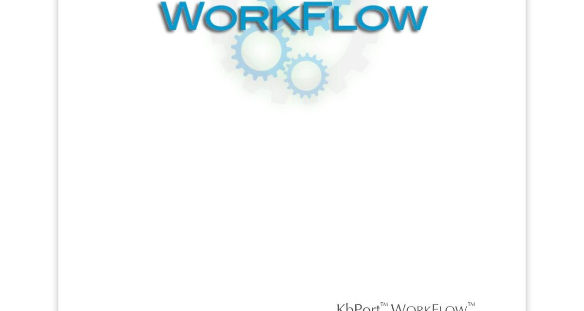 WorkFlow User Guide