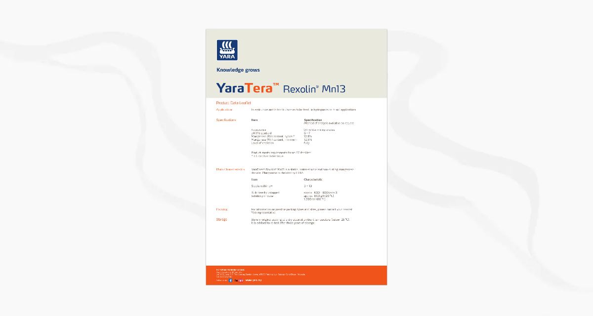 YaraTera REXOLIN Mn13 (EN)