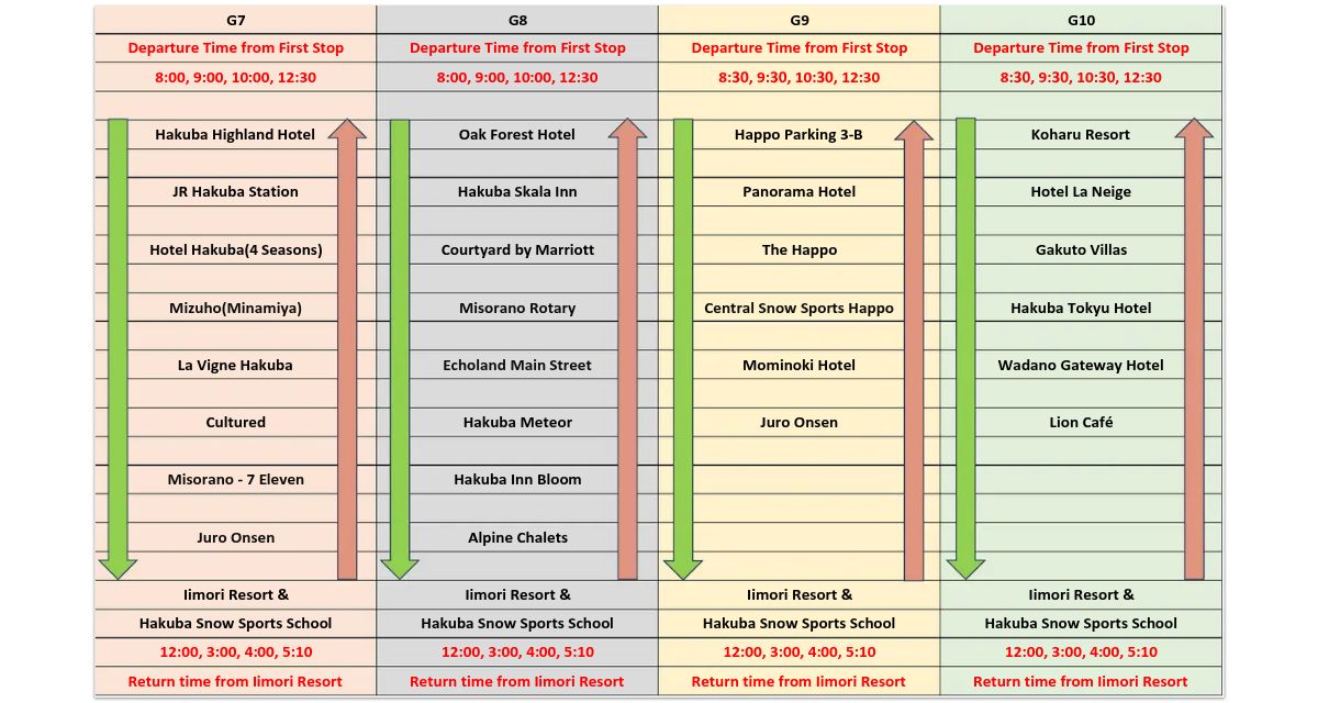 Iimori Bus Timetable 2024-25 : simplebooklet.com