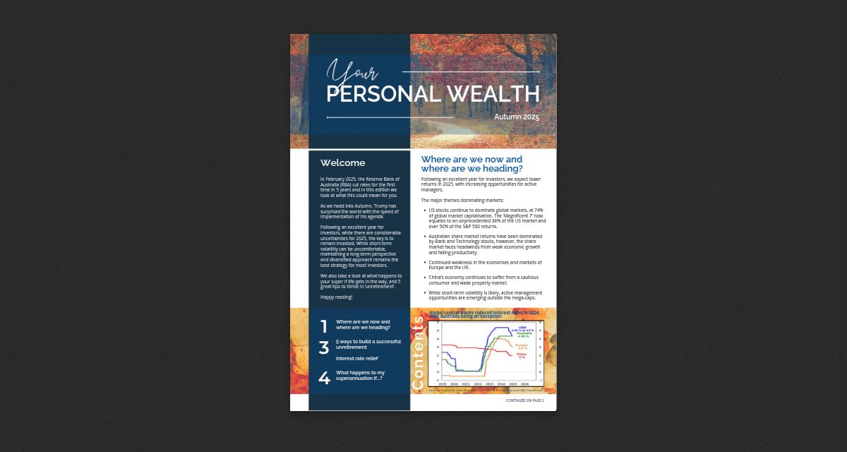 Your Personal Wealth Autumn 2025