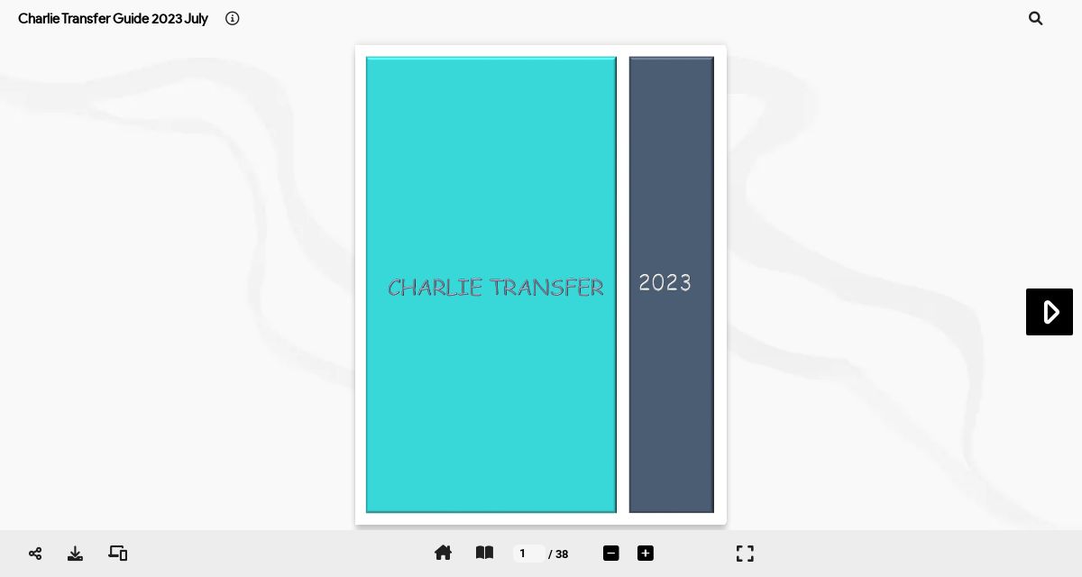 Charlie Transfer Guide 2023 July
