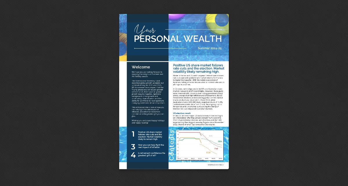 You Personal Wealth Newsletter - Summer 2024/25