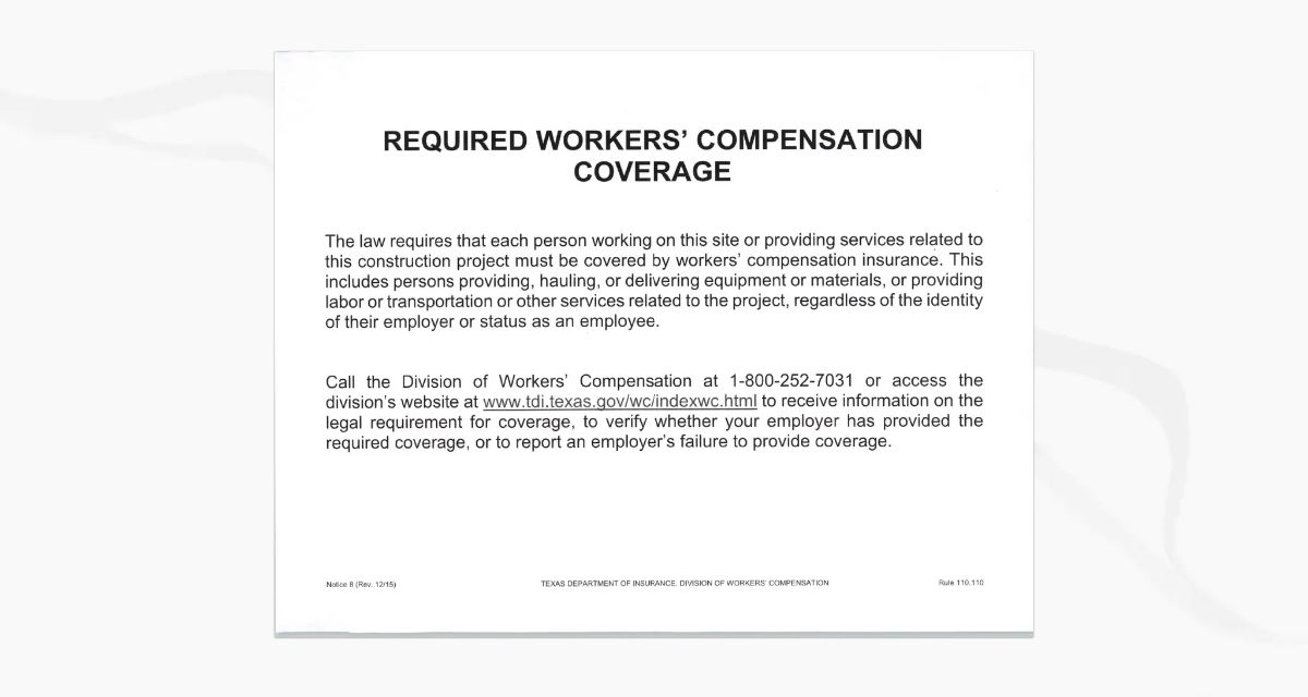 Required Workers' Compensation Coverage
