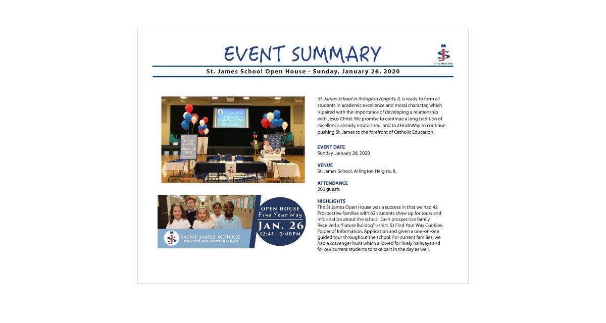 Saint James Open House : simplebooklet.com