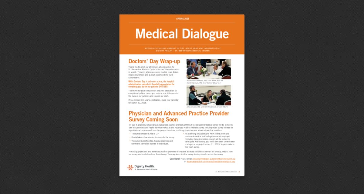 SBMC MD Newsletter Spring 2025