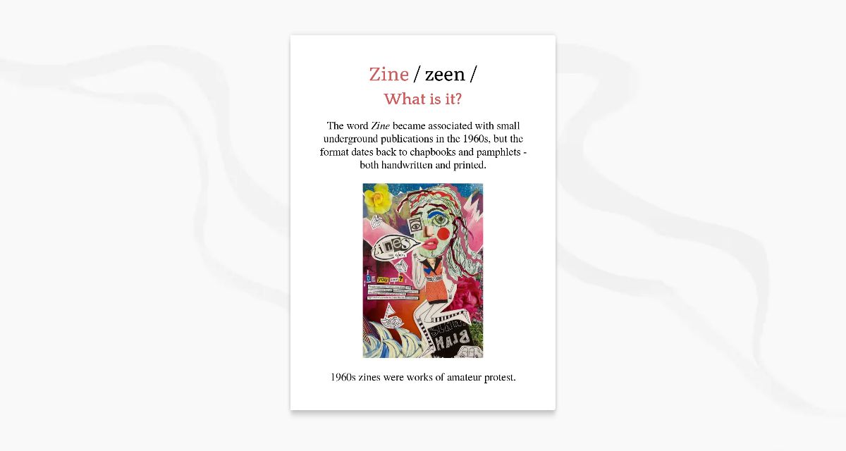 What is a Zine