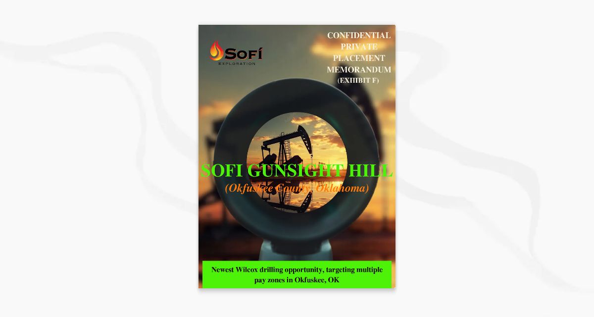 Sofi Gunsight Hill Joint Venture