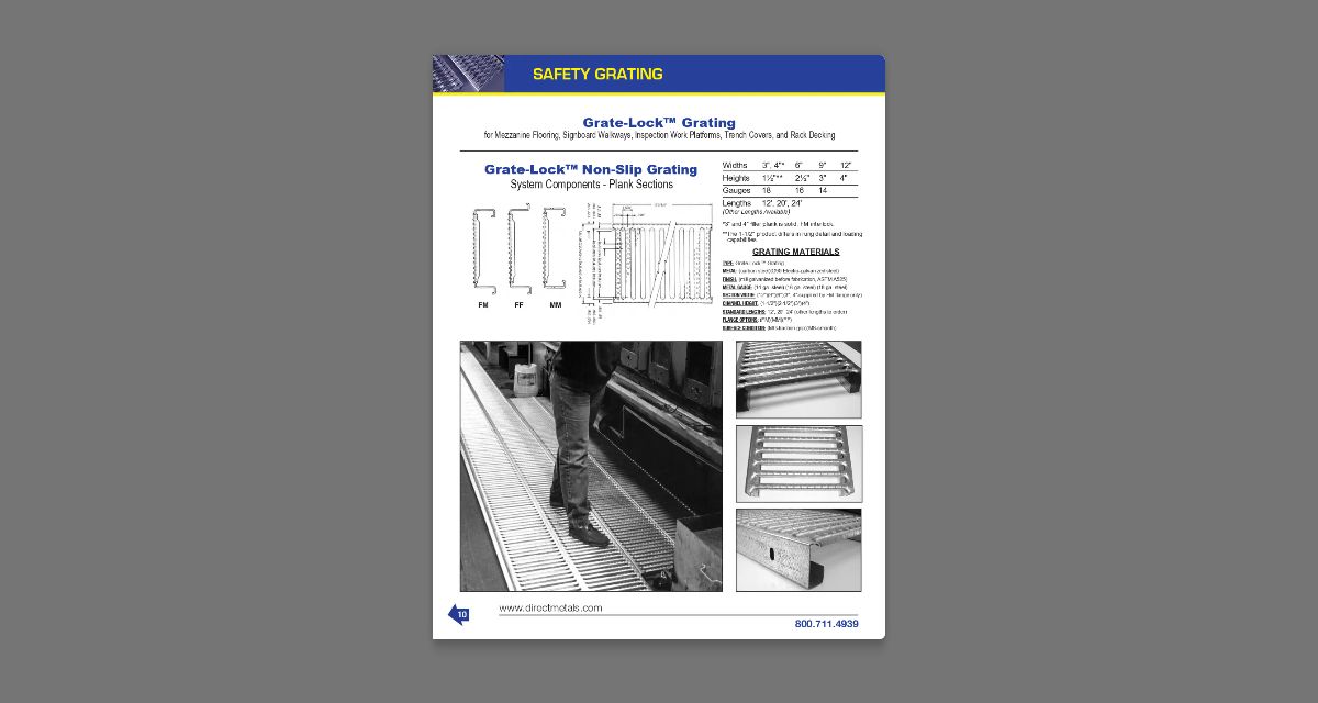 Grate Lock Safety Grating