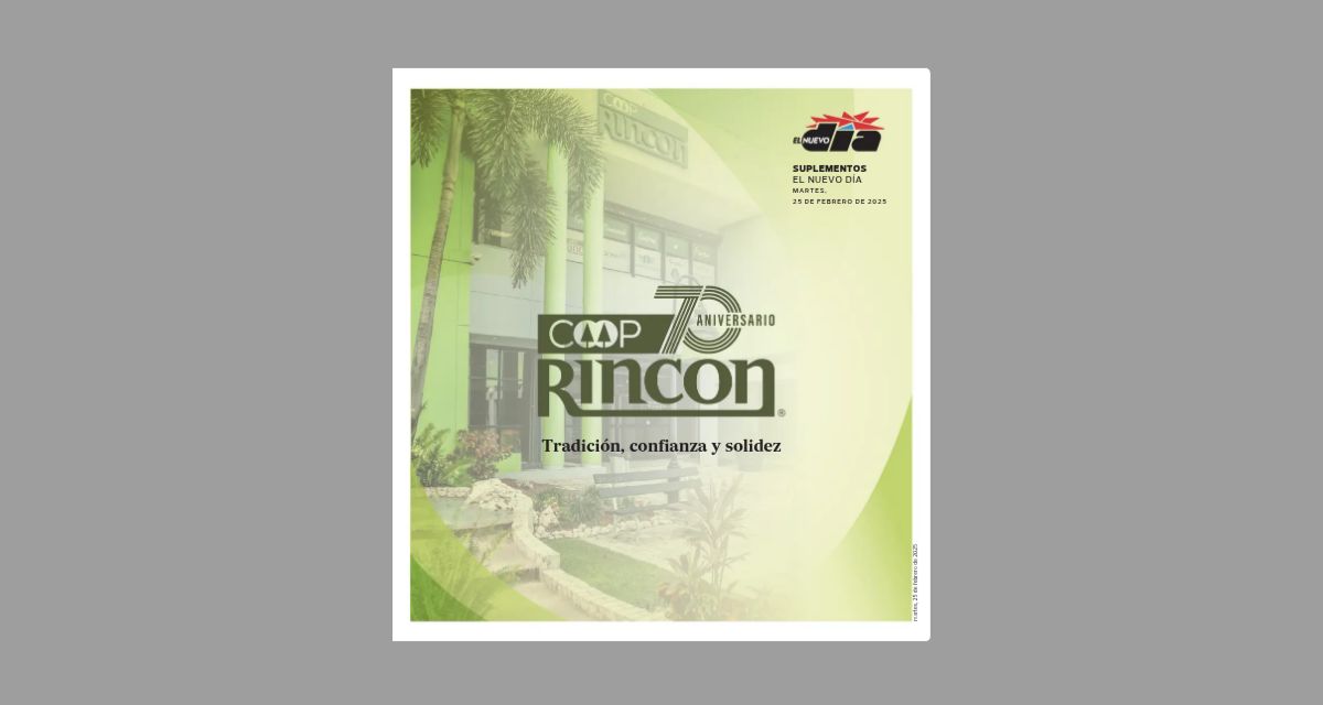 Suplemento Coop Rincón 70 Aniversario 2025