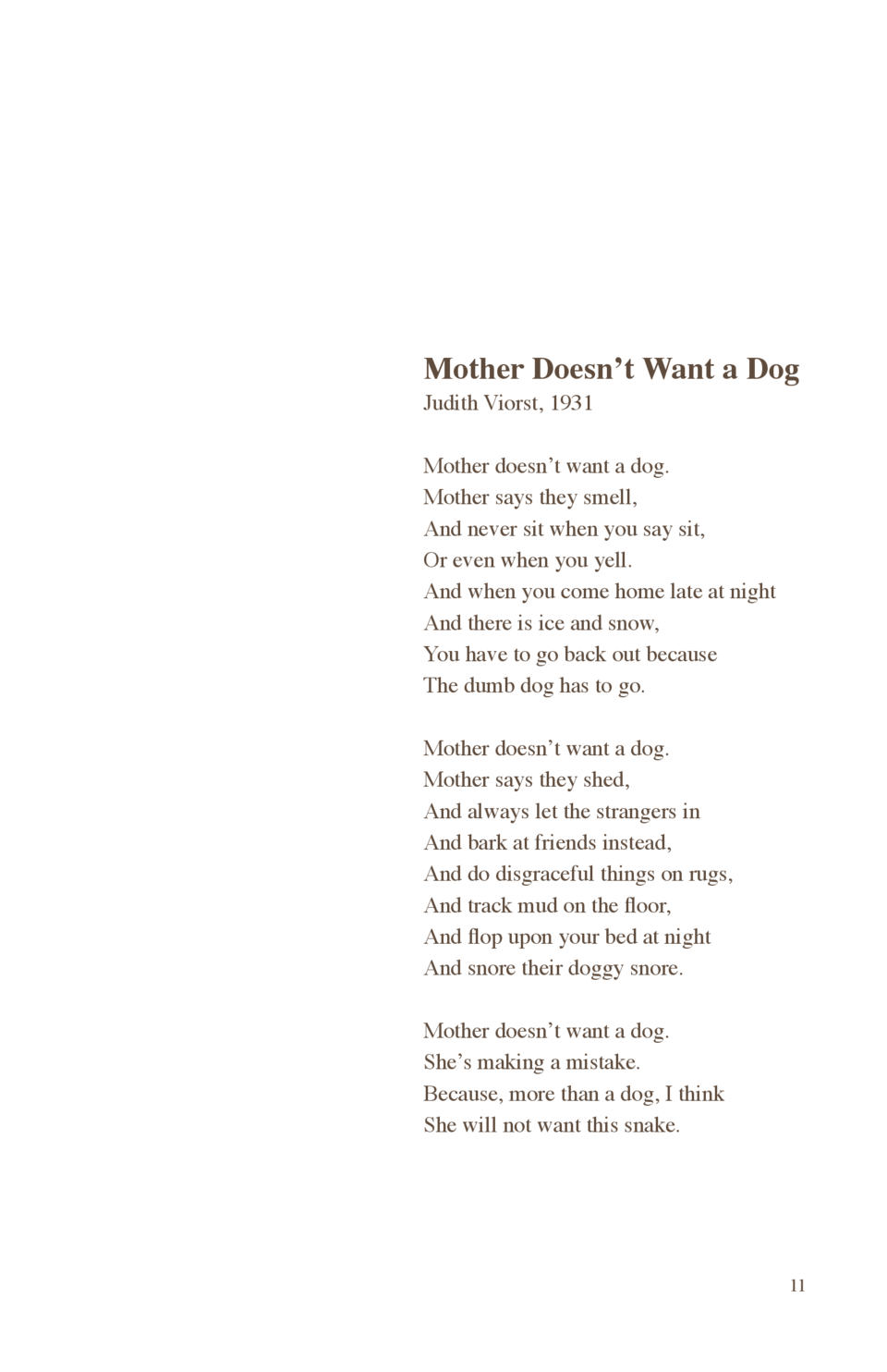 The Betsy Dog Poem Chapbook