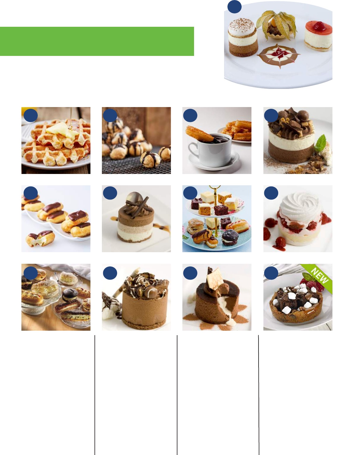 Desserts brochure