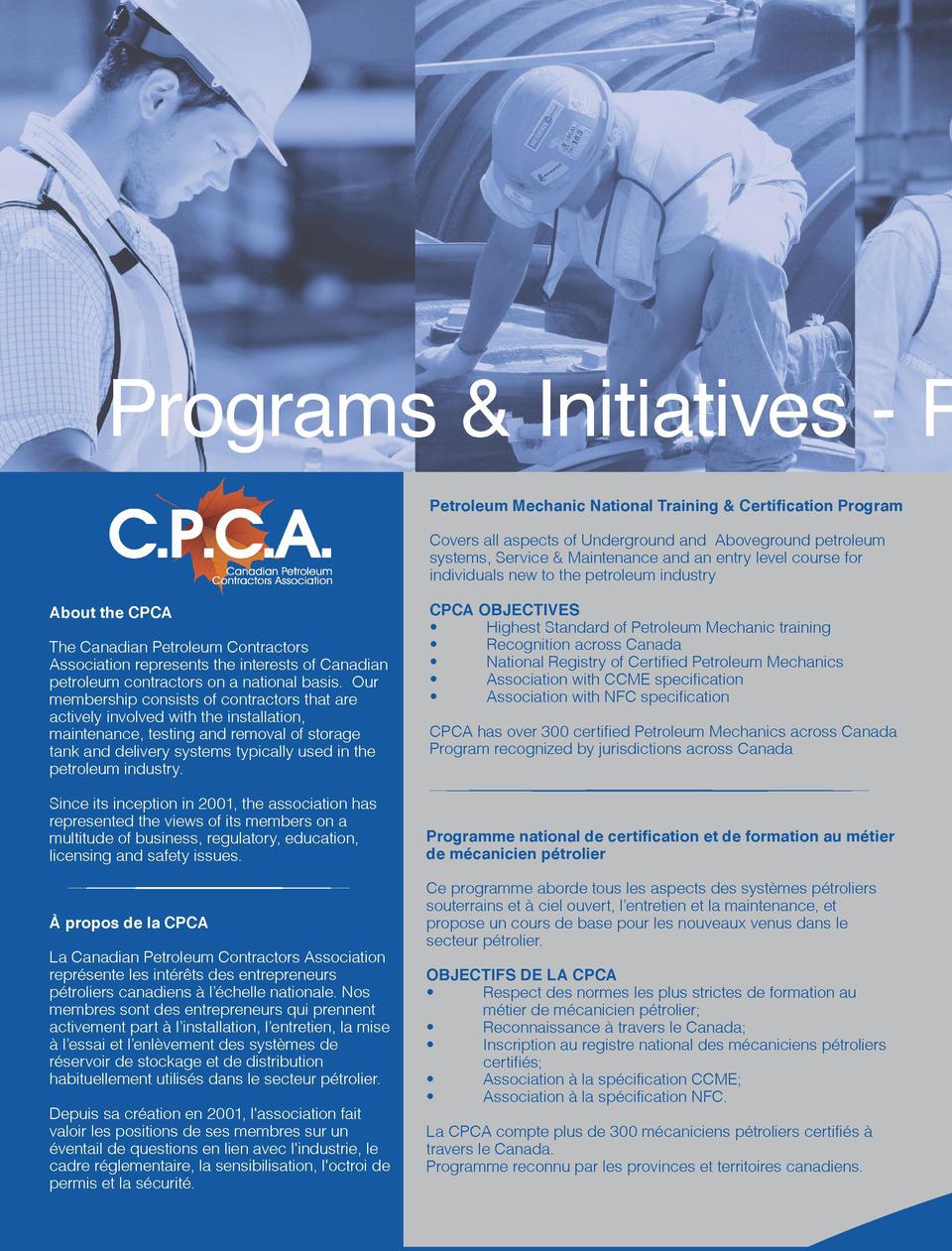 CPCA Brochure