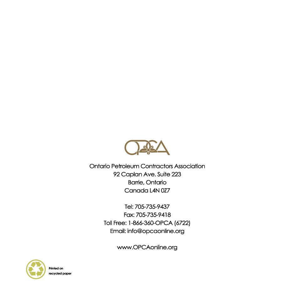 ABOUT THE OPCA