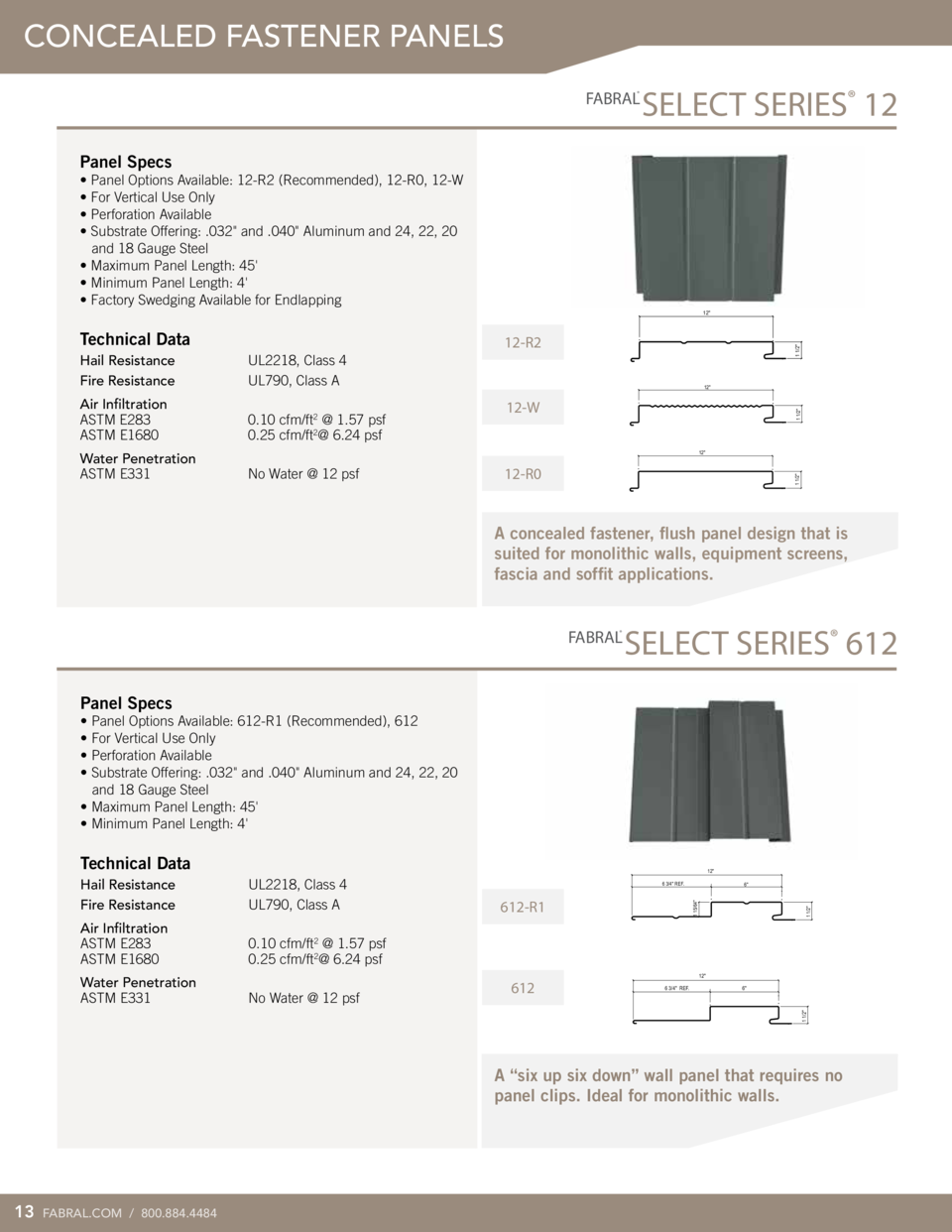 Fabral Metal Wall and Roof Systems