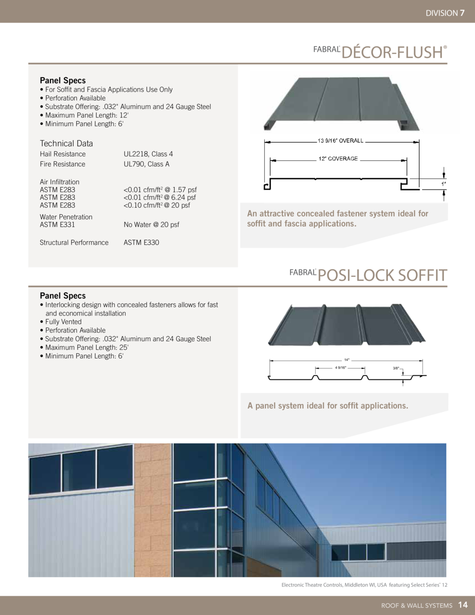 Fabral Metal Wall and Roof Systems