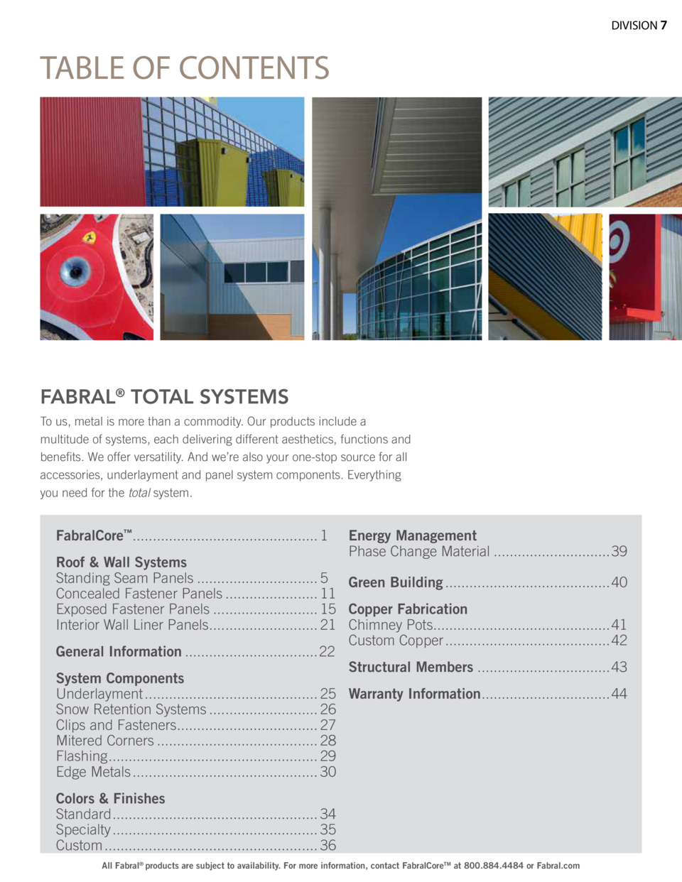 Fabral Metal Wall and Roof Systems