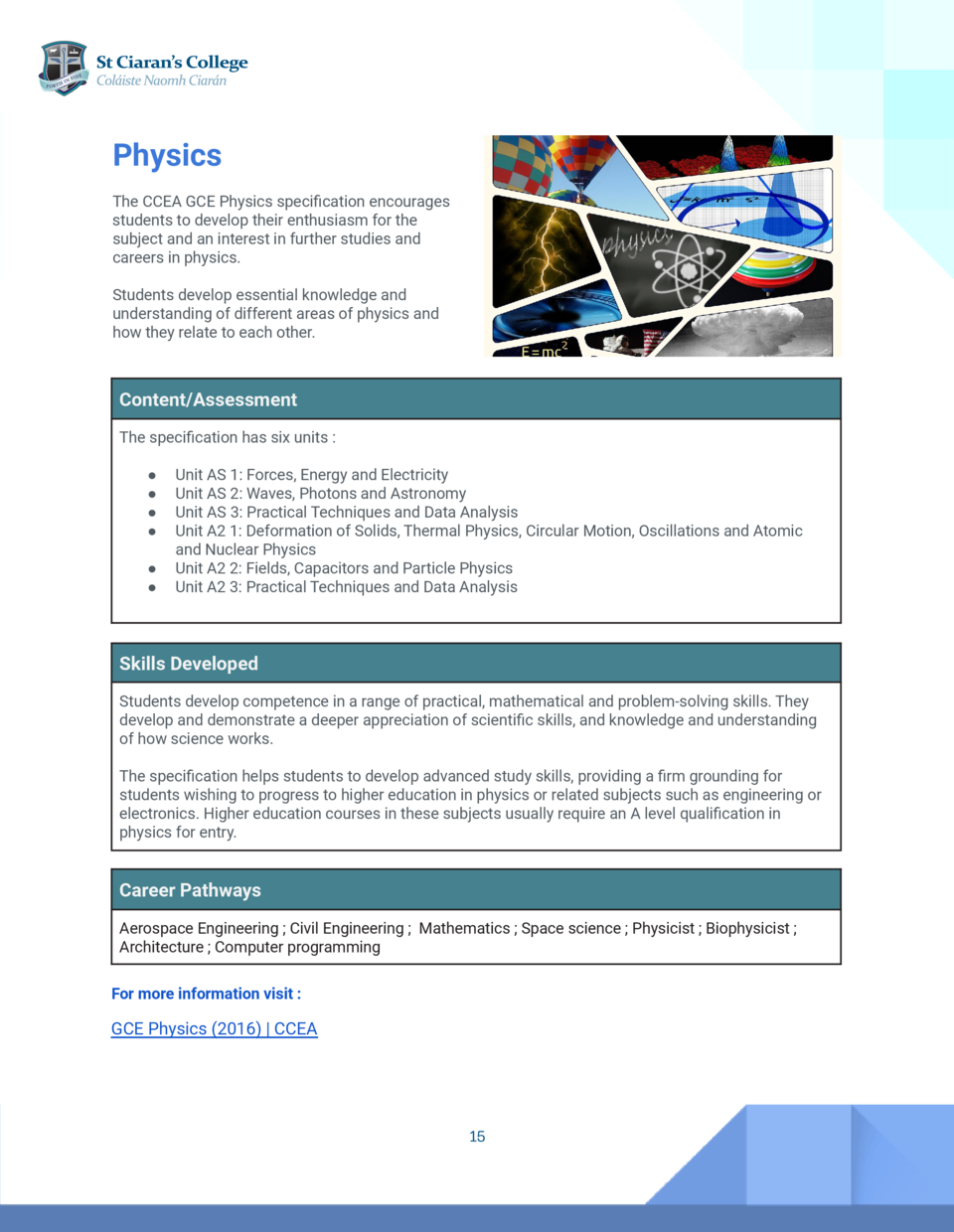 SCC KS5 Options Booklet