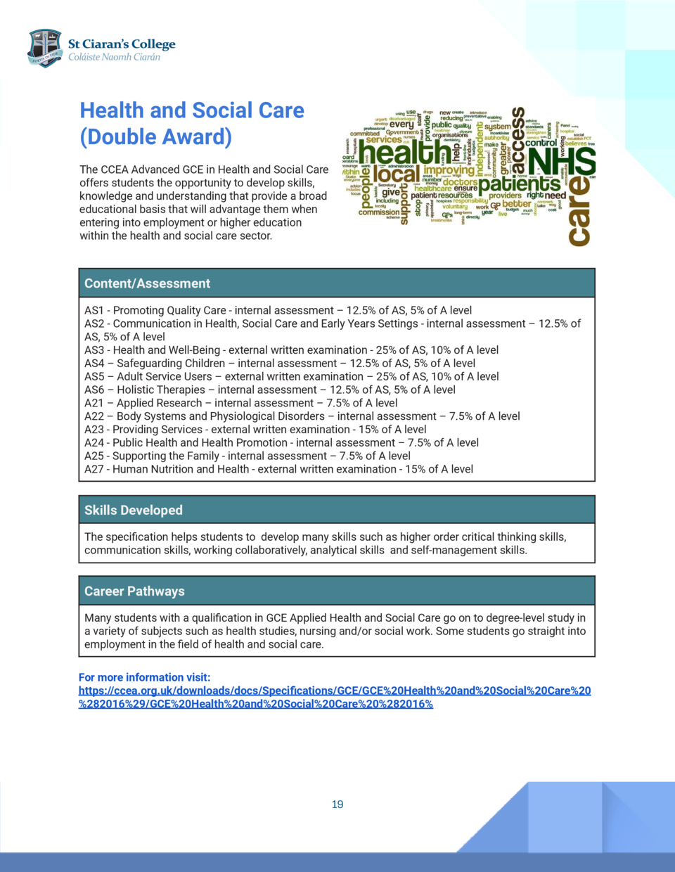 SCC KS5 Options Booklet