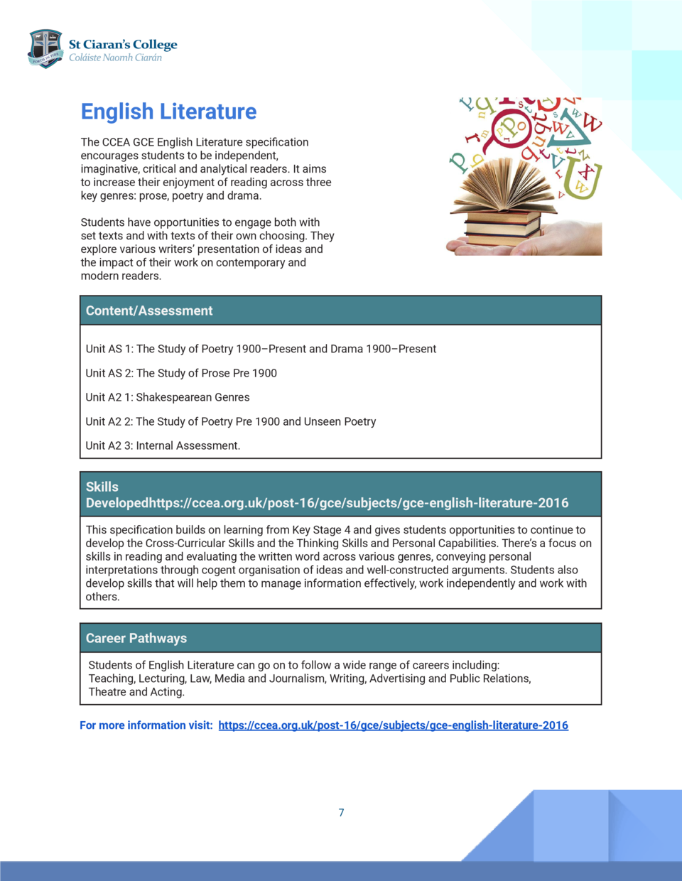 SCC KS5 Options Booklet