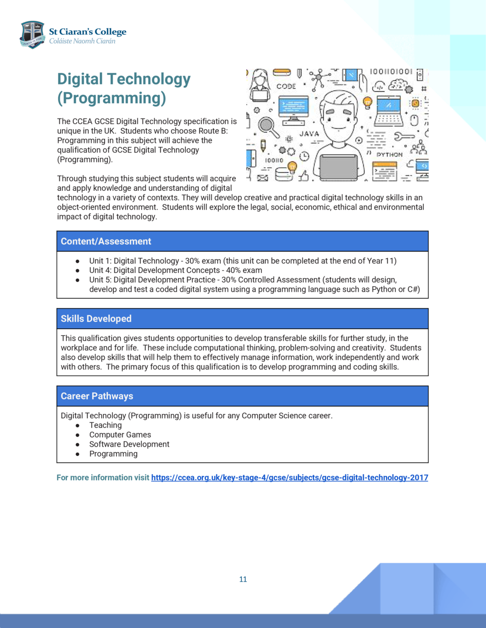 SCC KS4 Options Booklet