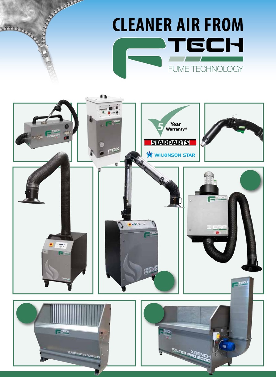 F-Tech Fume Extraction Systems Catalogue : simplebooklet.com