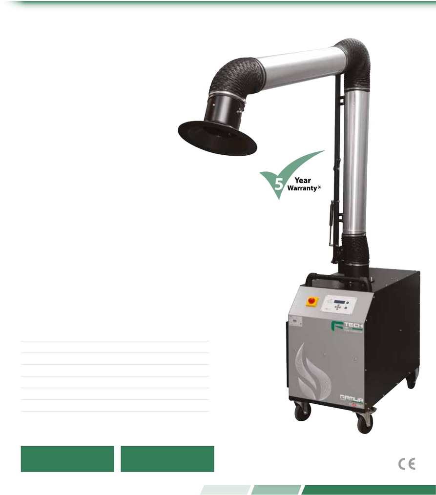 F-Tech Fume Extraction Systems Catalogue : simplebooklet.com