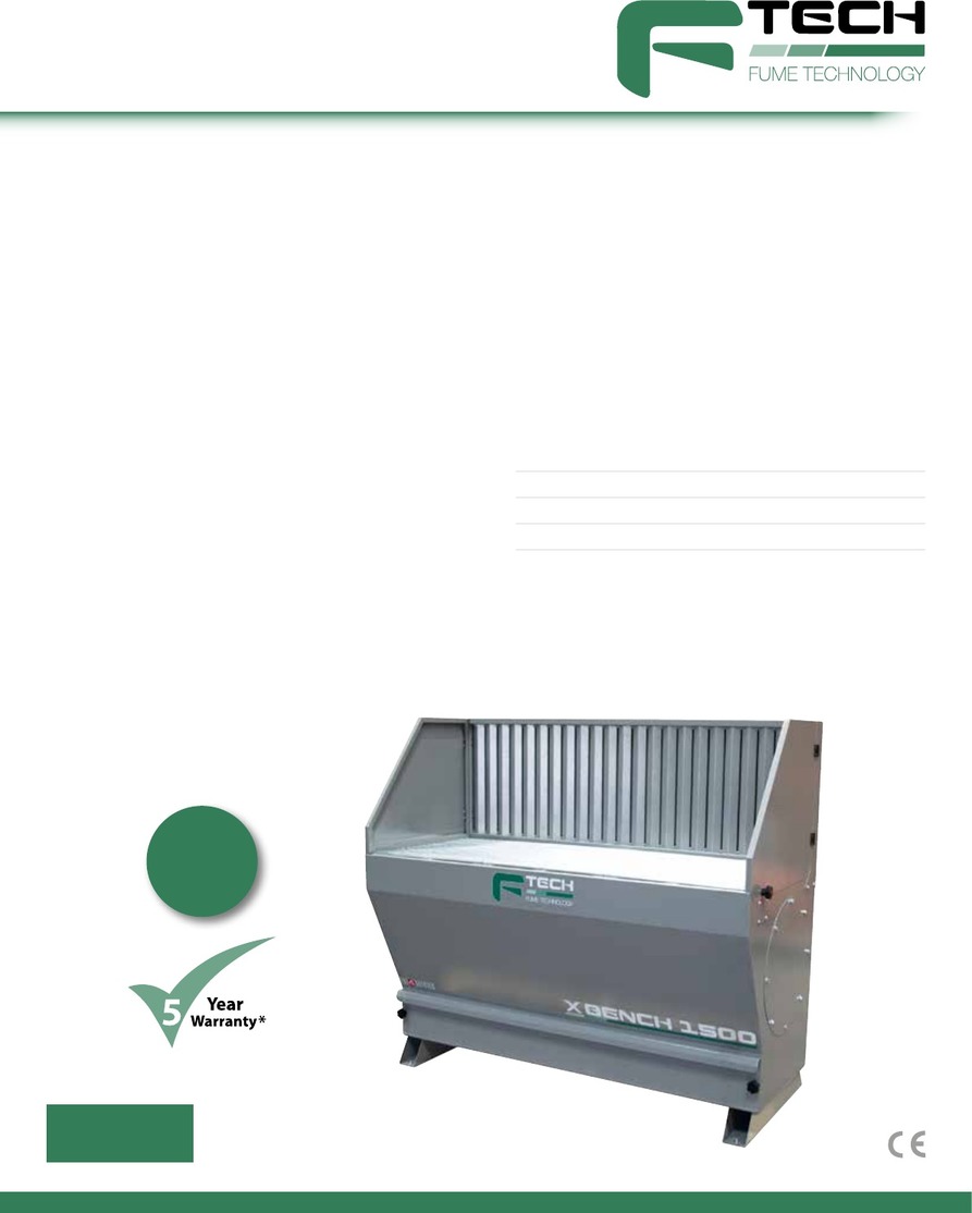 F-Tech Fume Extraction Systems Catalogue : simplebooklet.com