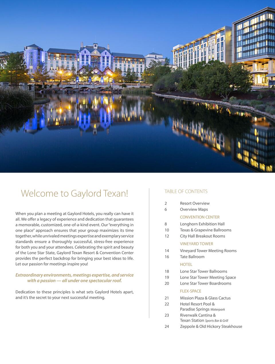 Gaylord Texan Resort Map