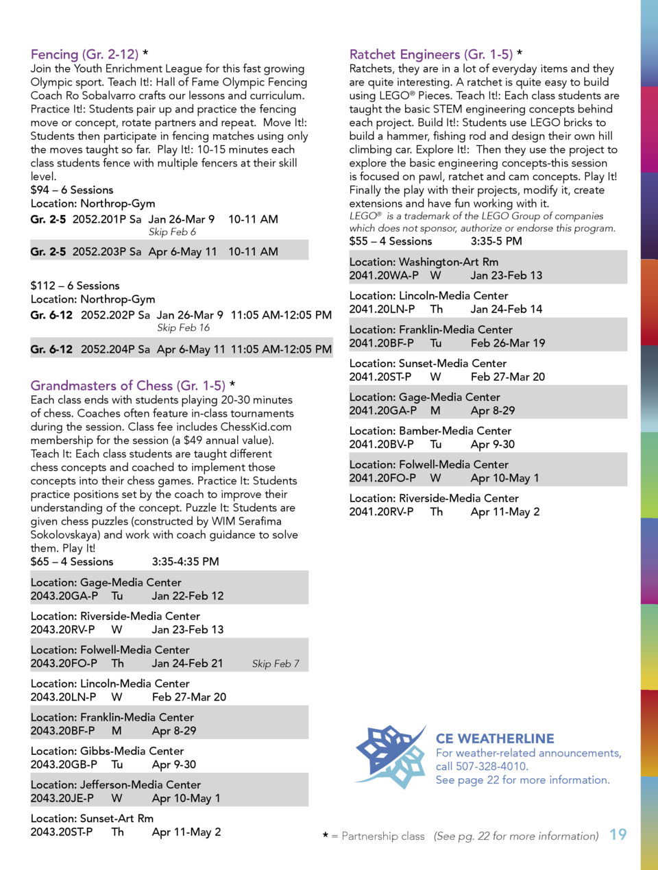 Youth Enrichment Catalog